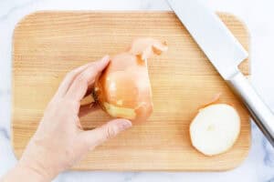 How to Slice an Onion Crosswise (with Video) | Air Fryer Dinners