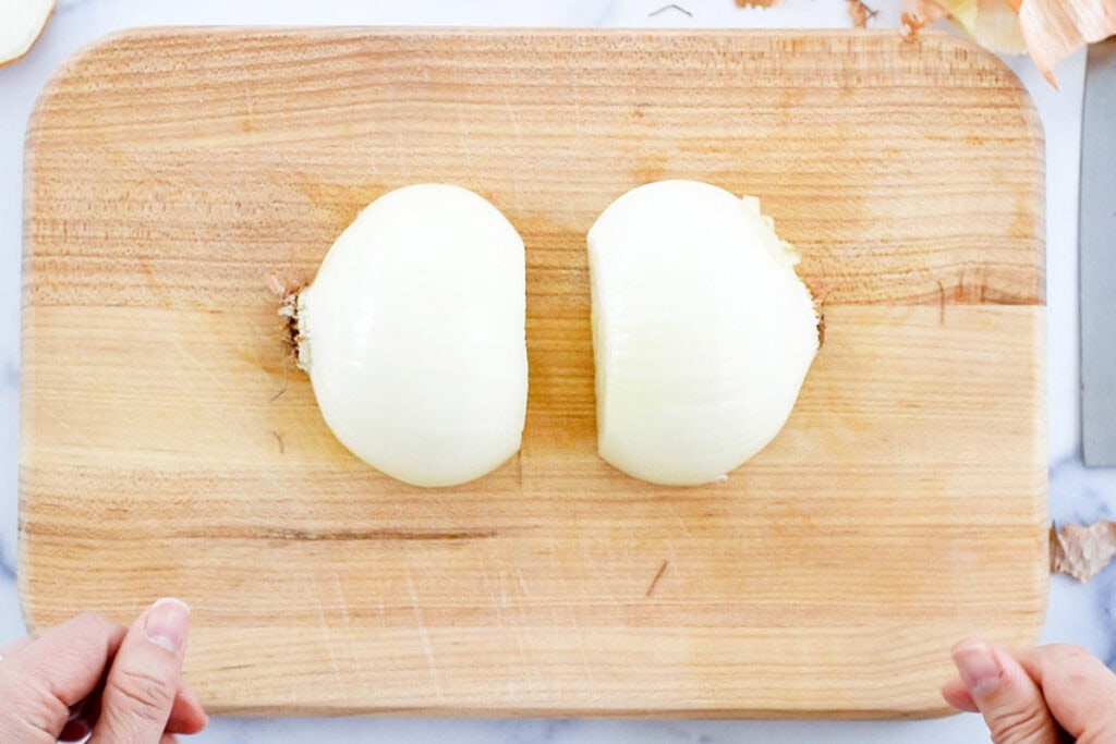 How to Slice an Onion Crosswise (with Video) | Air Fryer Dinners